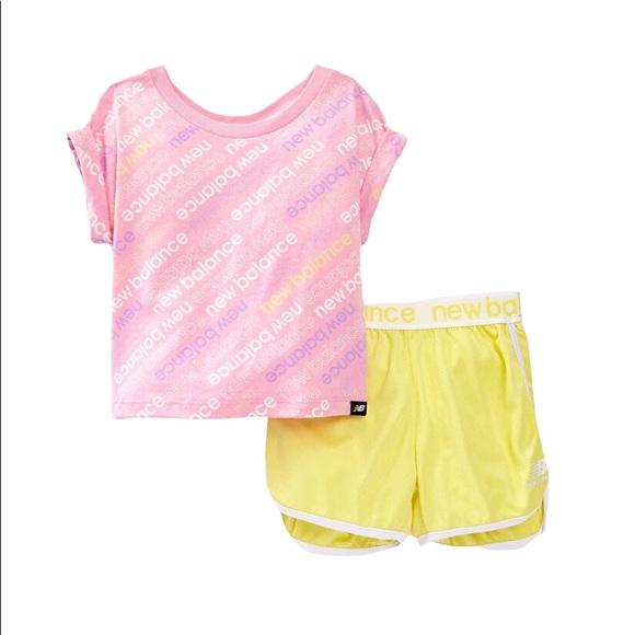 New Balance | Matching Sets | New Balance Pink Lemon Toddler Girls 2 ...